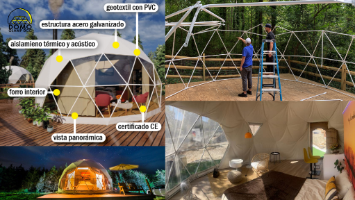 Conoce la nueva generación de domos geodésicos de Domo Glamp DCC y Domo ...