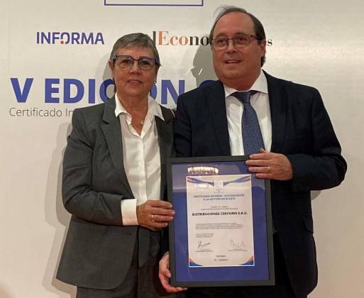 Cerygres recibe por quinto año consecutivo el certificado CIEGE